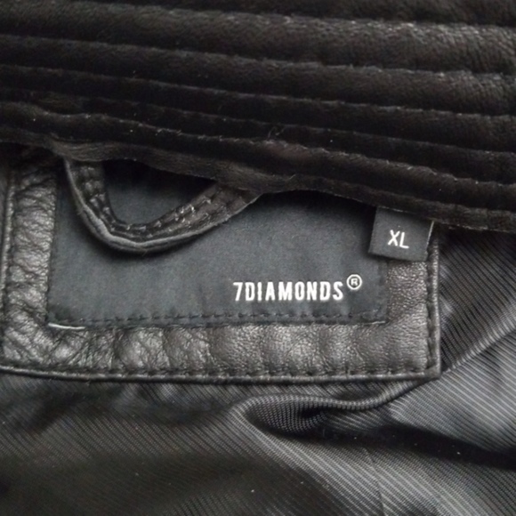 7 Diamonds | Jackets & Coats | 7 Diamonds Leather Moto Jacket | Poshmark